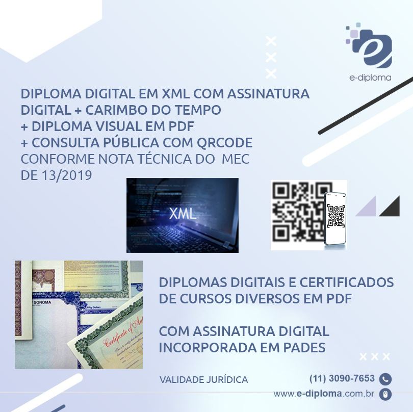 e-diploma - Assinaturas e Diplomas Digitais (Diploma Digital MEC)