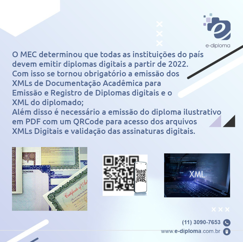 e-diploma - Assinaturas e Diplomas Digitais (Diploma Digital MEC)